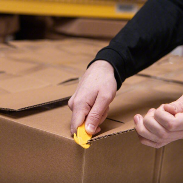 Klever Kutter KCJ-1Y Safety Box Cutter, Safety Cutter Yellow - Durasafe ...