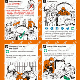 MARITIME PROGRESS - UK 1022WV Safety Poster for Bunkering 480mmX330mm ...