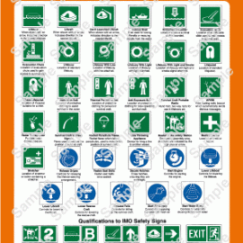 MARITIME PROGRESS - UK 1036WV Safety Poster for IMO Safety Signs ...