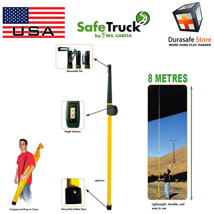 SAFETRUCK 8M Measuring Pole with Case (MS807376) - Durasafe Shop
