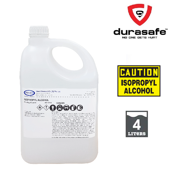 Isopropyl Alcohol 99.9% (IPA) (4 Litres) - Durasafe Shop