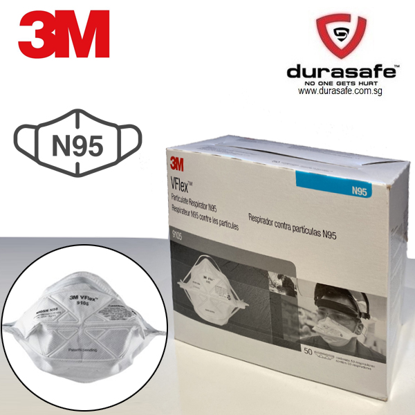 3M N95 RESPIRATOR MASK - 9105 50PCS/BOX (sell by piece) - Durasafe Shop