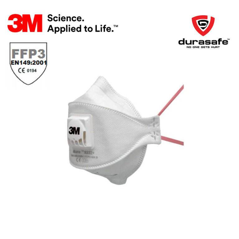 3M™ AURA™ DISPOSABLE RESPIRATOR, FFP3, VALVED, 9332A+ (1Price ...