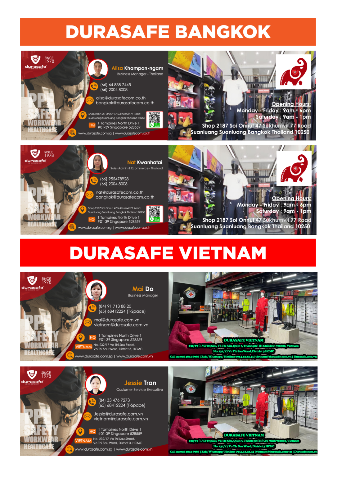 DURASAFE STAFFS - Durasafe Shop