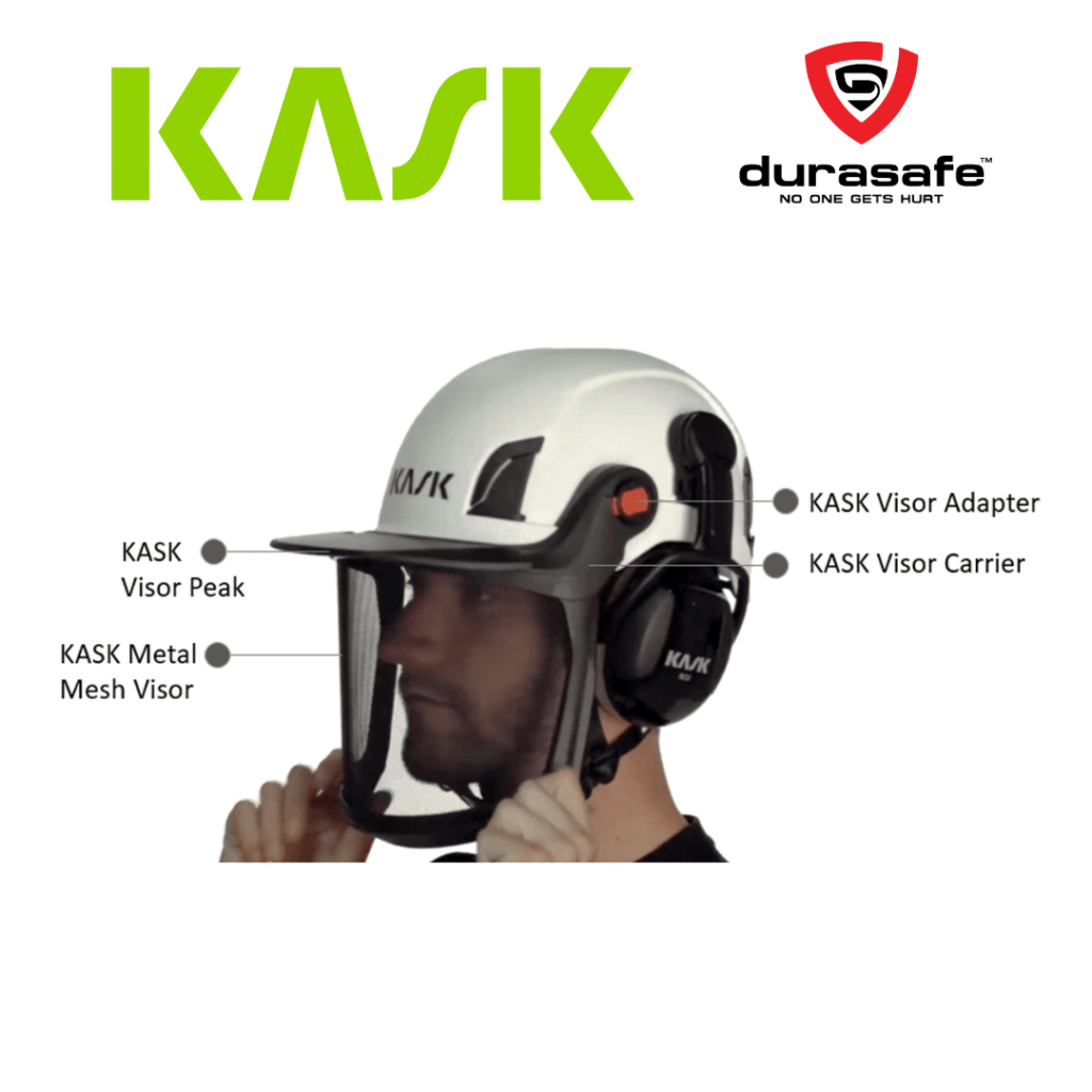 KASK WVI00009 Zen Metal Mesh Visor for Zenith - Durasafe Shop